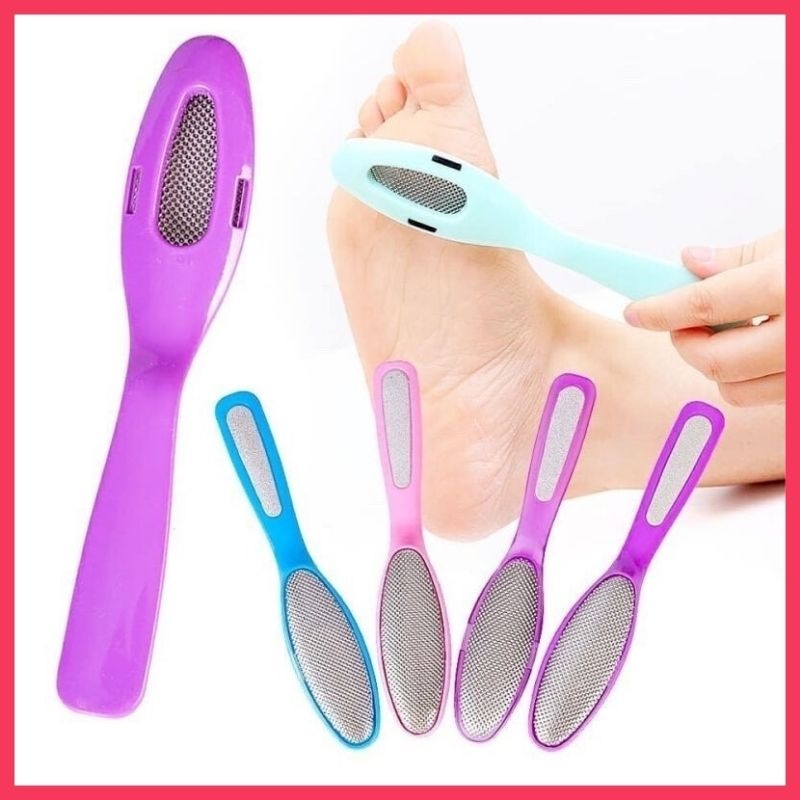 2-step Heel Smoothing Tool Calluses Remover Skin Cell Lifter | Shopee ...