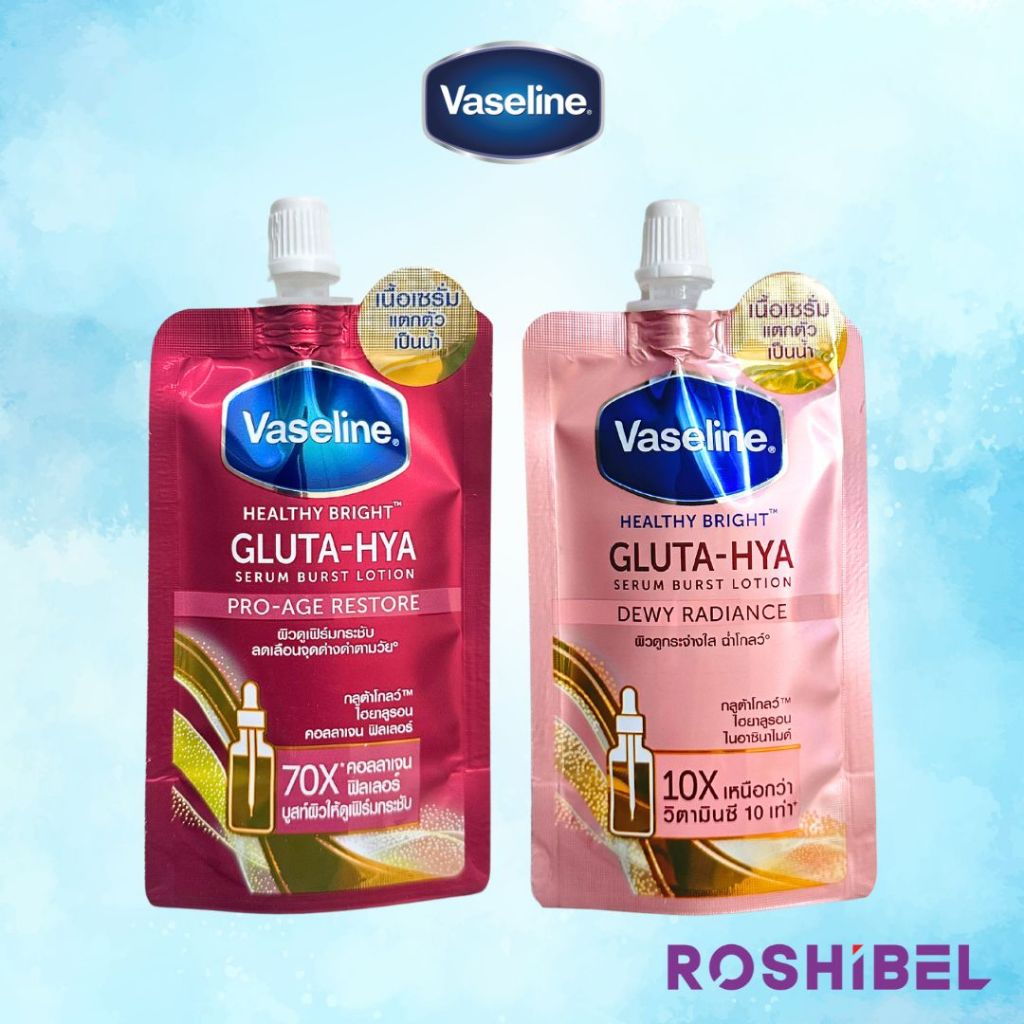 Roshibel - Vaseline Healty Bright Gluta Hya DEWY RADIANCE - PRO AGE ...