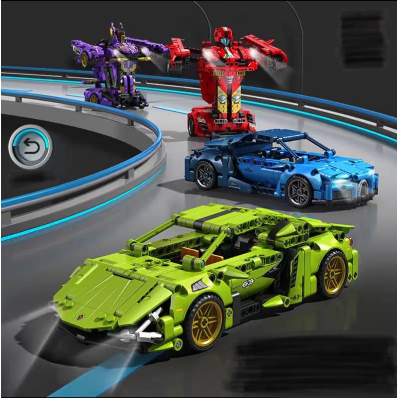 Educational Toys Disassembly Block Stacking TRANSFORMER ENGINE MORPH ...