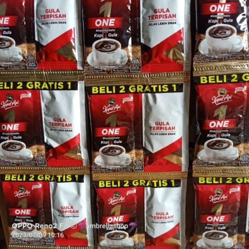Kopi KAPAL API SPECIAL MIX ONE Coffee+Separate Sugar Net 15pcs | Shopee ...