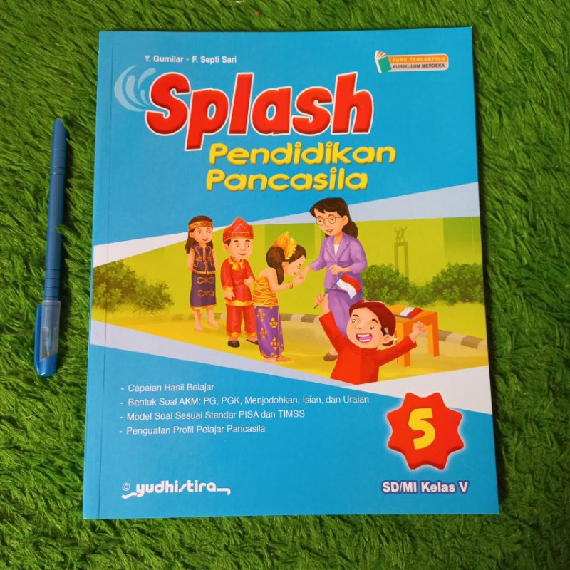 Original PANCASILA Education SPLASH Book Grade 5 SD/MI MERDEKA ...