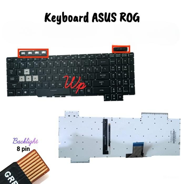 Asus ROG FX505 FX505G FX505GD FX86 FX705D Backlight Keyboard | Shopee ...