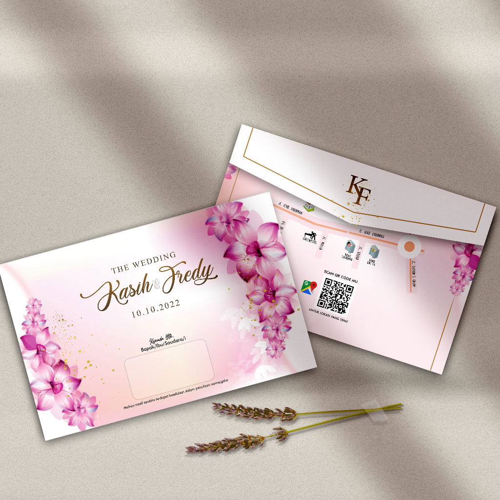 Envelope Style Wedding Invitation | Shopee Malaysia