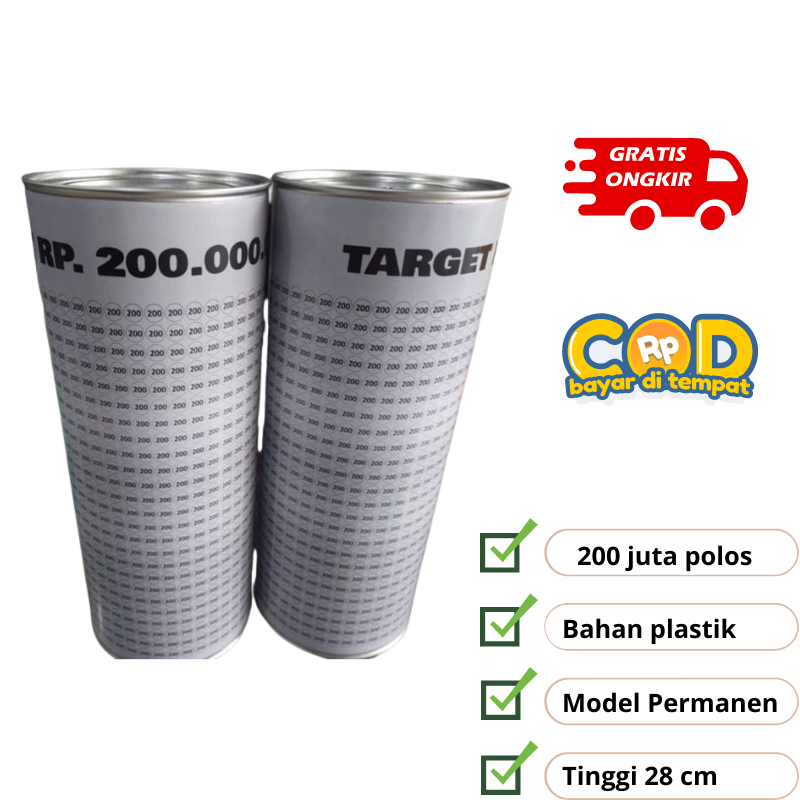 Permanent jumbo Piggy Bank target 200m 200k Plain jumbo target Savings ...