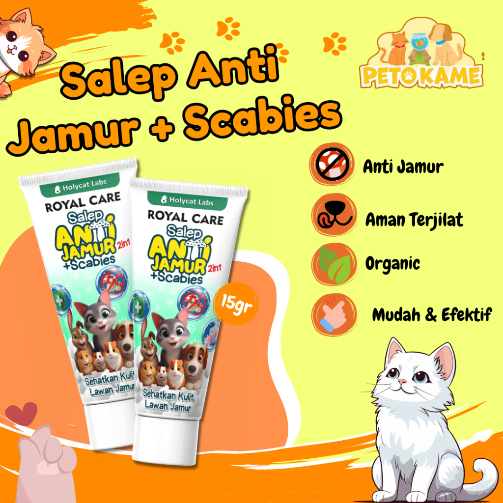 Royal Care Ointment For Scabies Fungus 15gr | For Cats Dogs Mushroom ...
