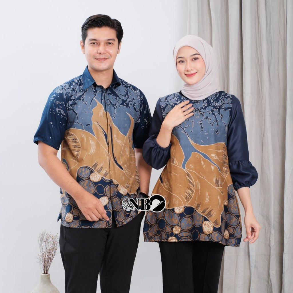 Couple batik men's women's batik clothes, office uniforms, party batik ...