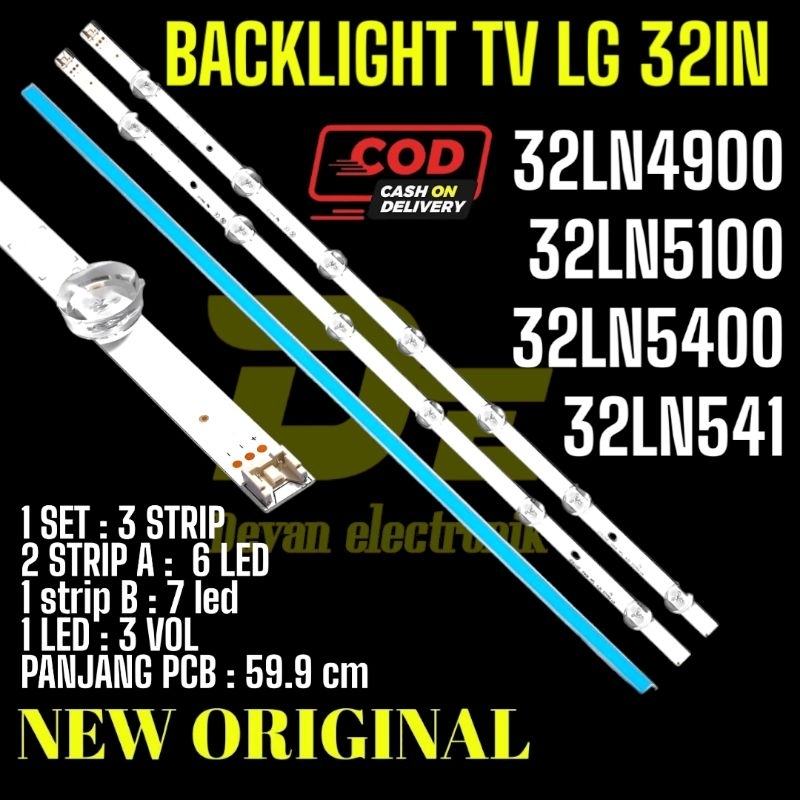 Led Backlight tv lamp LG 32 inch LG 32ln5100 32ln4900 32ln5400 | Shopee ...