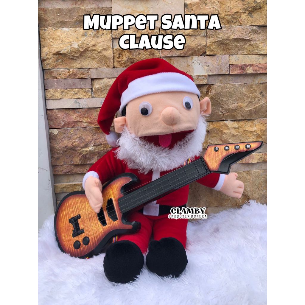 Muppet Santa Claus Puppet Jesus Puppet Monk | Ventriloquist Christmas ...