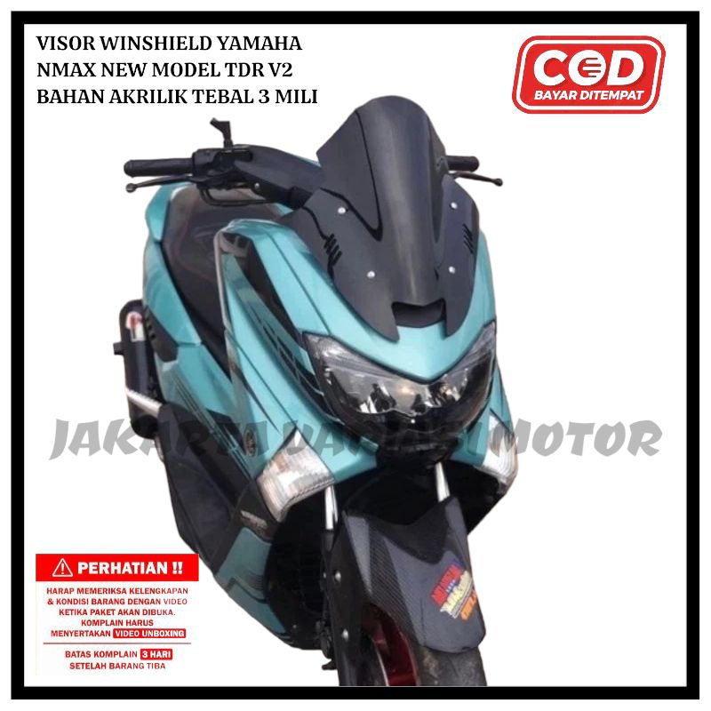 Winshield Variation yamaha nmax old nmax new model TDR V2 Fin Material ...