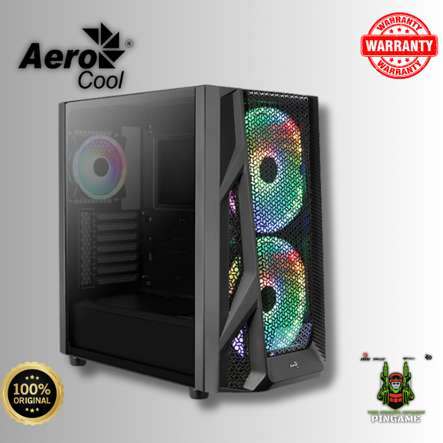 Pc CASING AEROCOOL AirHawK ARGB MID TOWER CASE | Shopee Malaysia
