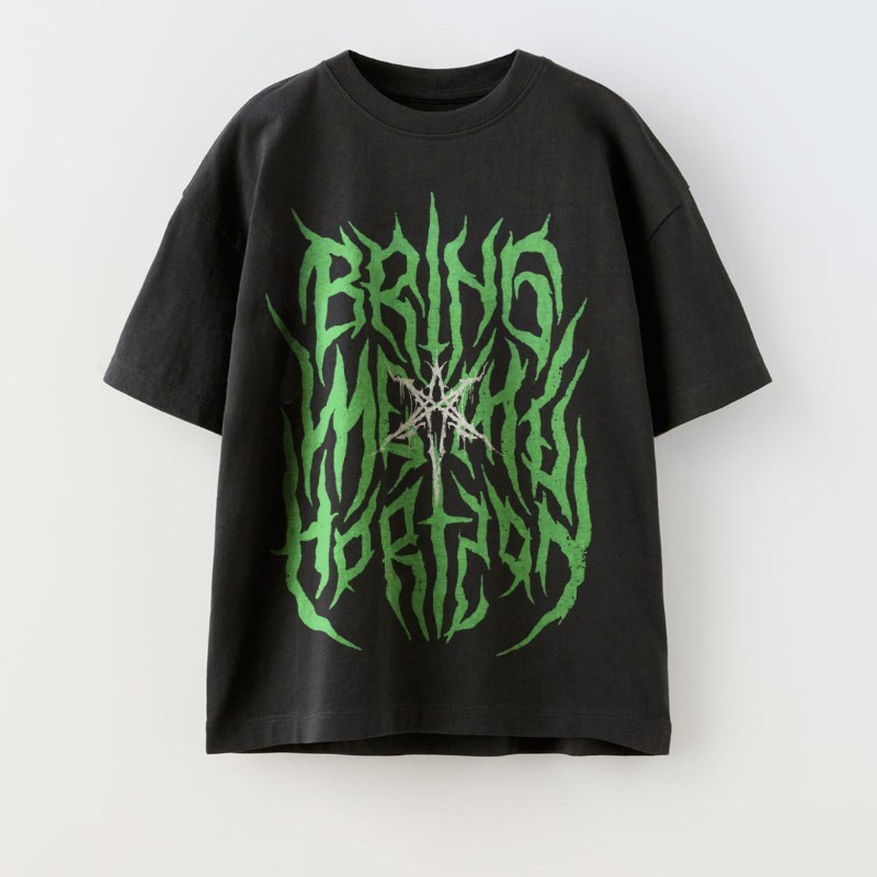 Kreactive T-Shirt BMTH Bring Me The Horizon Brick By Brick Black ...