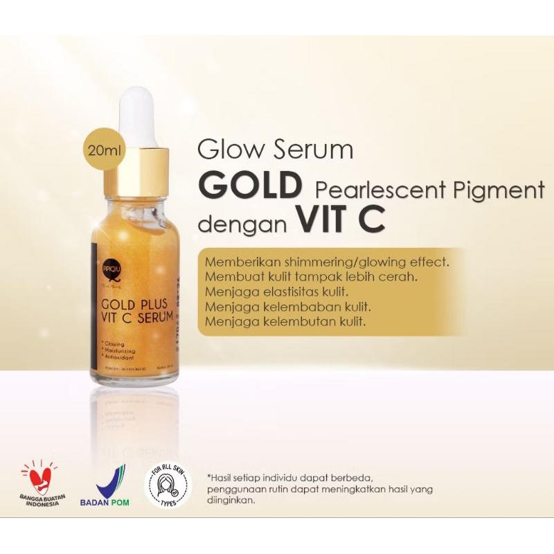 Pipiqu Gold Serum + Vitamin C 20 Ml (PISG) | Shopee Malaysia