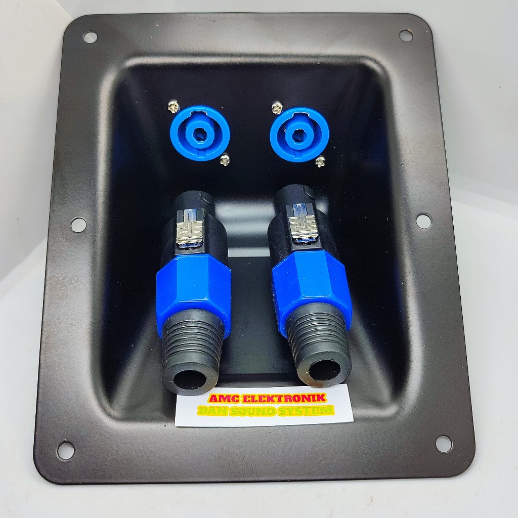 IRON SPEAKER BOX CHECKING PLATE COMPLETE WITH SPIKON 14X17 CM | Shopee ...