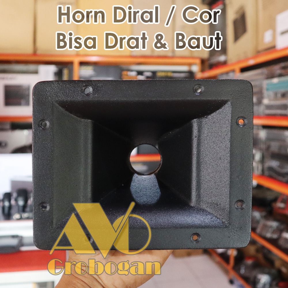 Horn 19 x 15 Diral Cast Tweeter Funnel Can Thread And Monitor Horn Bolt ...