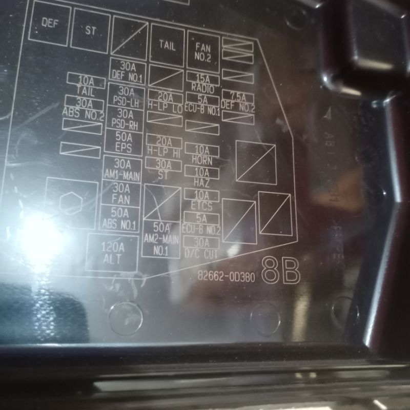 Fuse Close The Original Toyota Vios Yaris Gen 3 Fuse Box | Shopee Malaysia