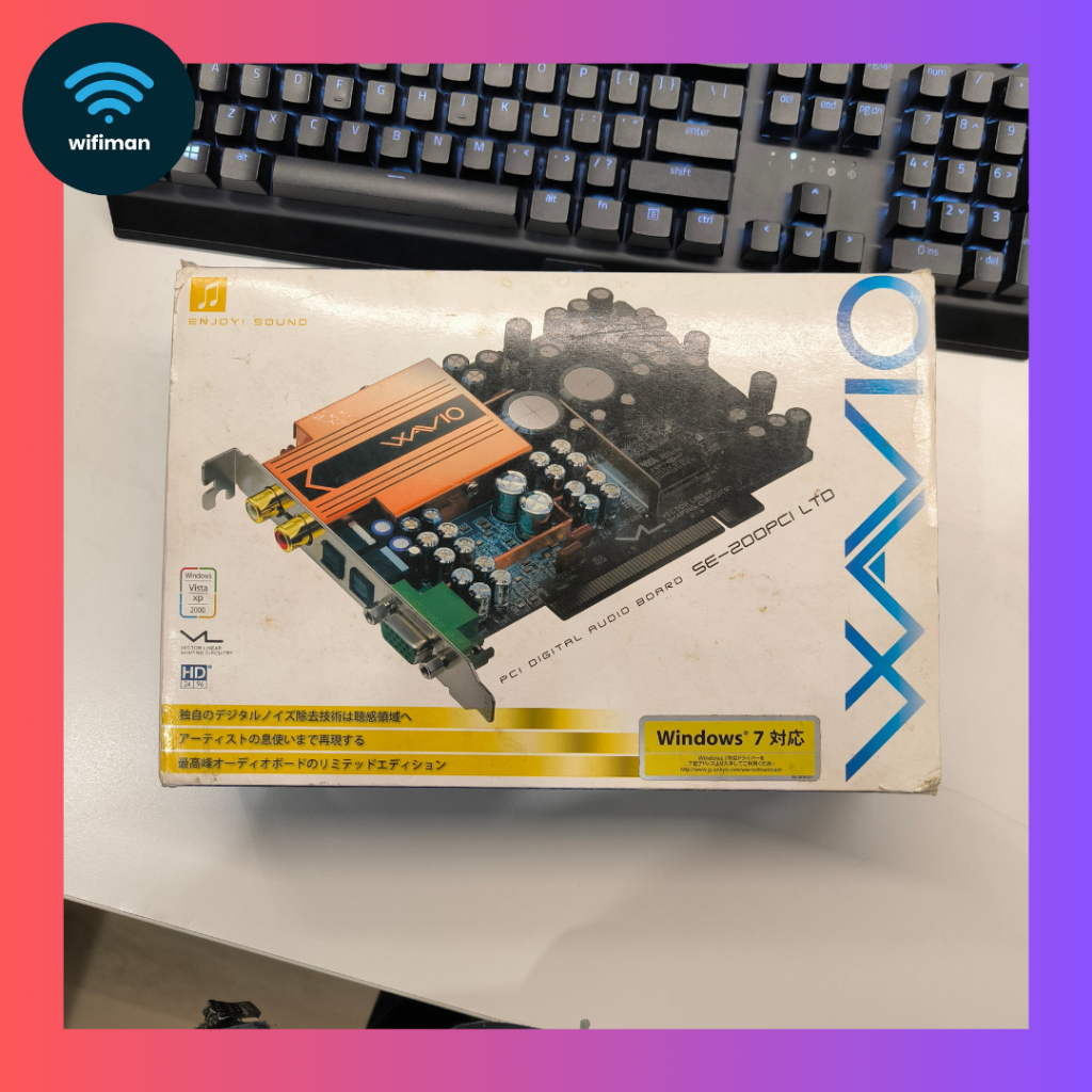 Onkyo SE-200PCI LTD Wavio Sound Card - PC Sound Card Computer Sound ...