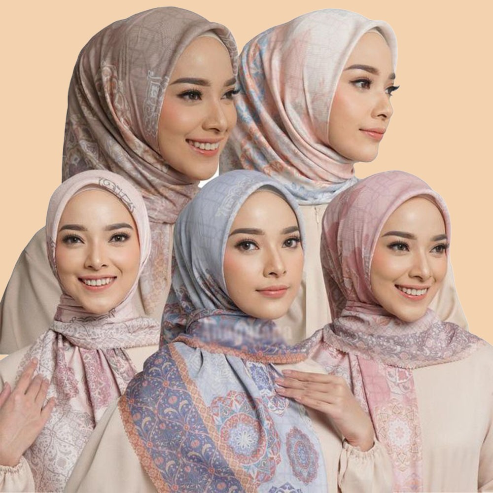 Premium Sublime Rectangular Hijab | Shopee Malaysia