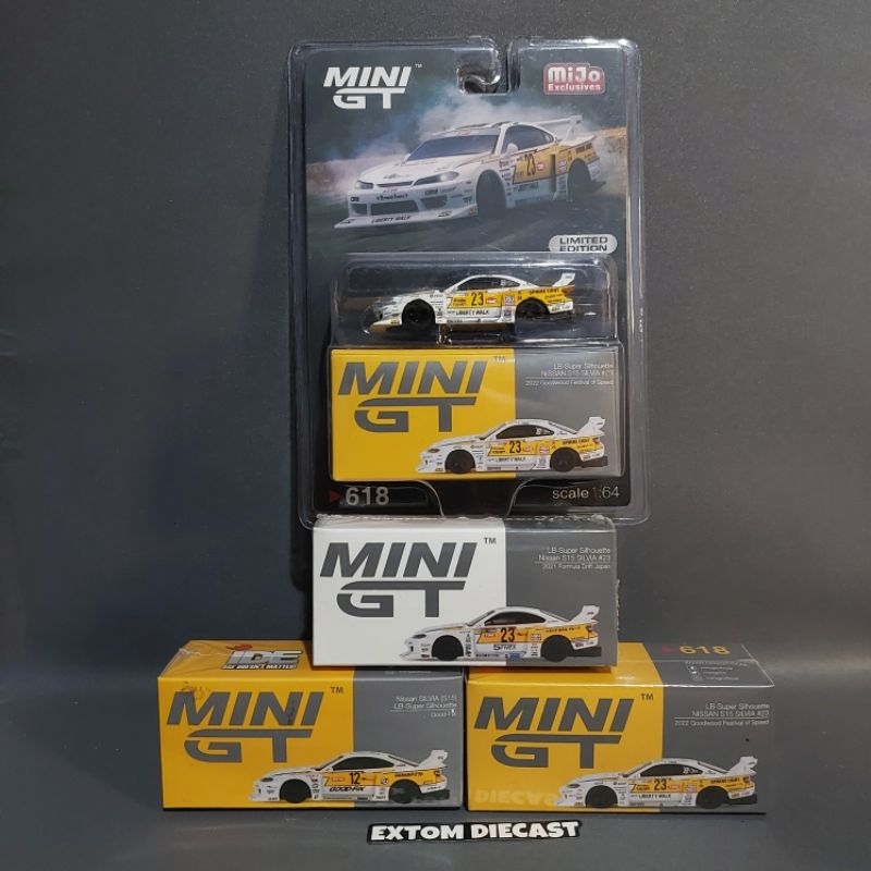 Mini GT Nissan Silvia S15 LBWK Good Fix Idea. Japanese Drift Formula ...