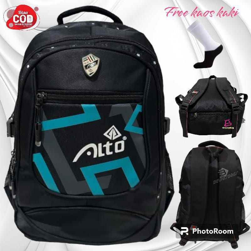 100% original alto Backpack \ alto school bag \ alti Backpack | Shopee ...