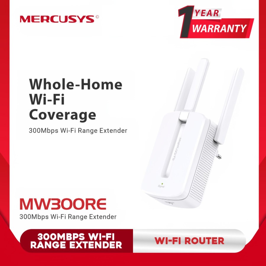 Mercusys MW300RE WI-FI RANGE EXTENDER 300Mbps | Shopee Malaysia