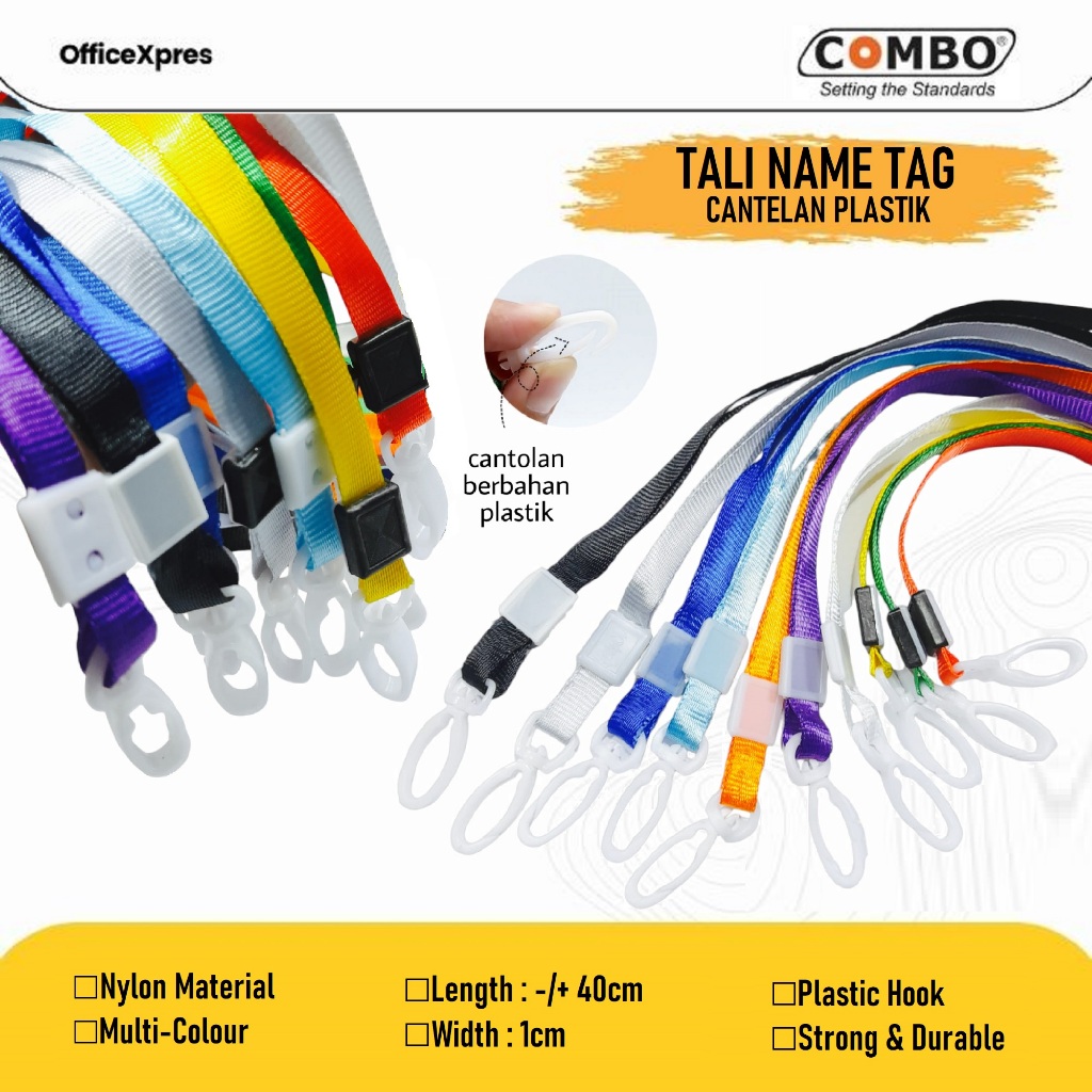 GANTUNGAN ID Card Hanger / ID Card Strap / Nylon ID Badge Strap Hook ...