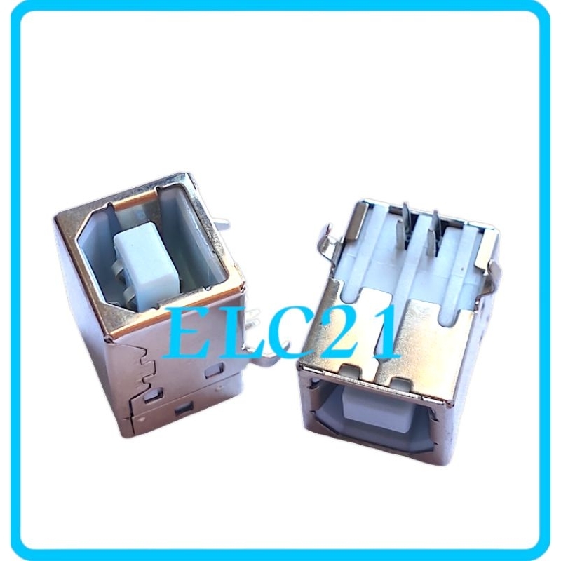Usb Socket B Socket USB Type B Right Angle Socket USB Printer | Shopee ...