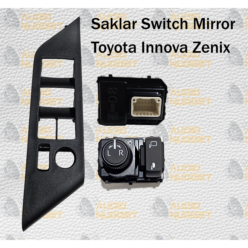 TOMBOL Toyota Innova Zenix folding rear view mirror switch panel button ...