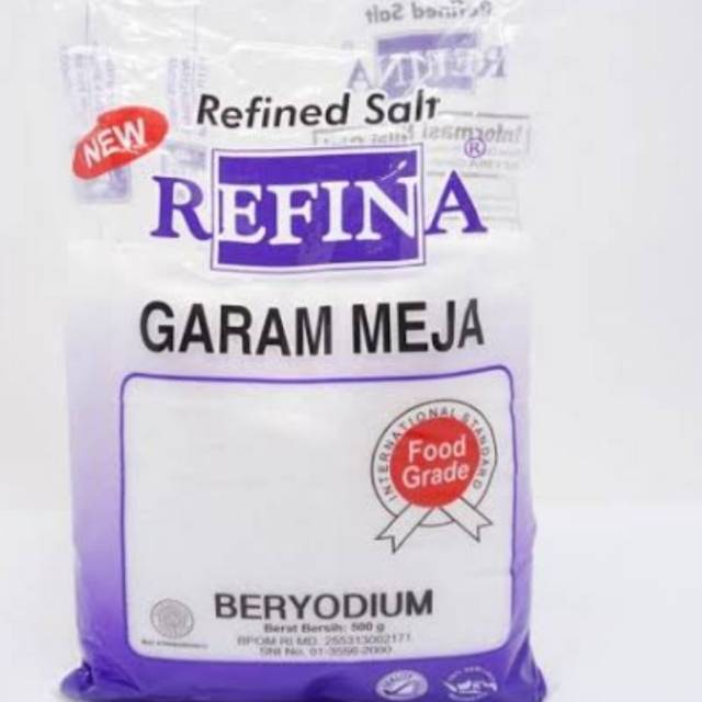 Refina Original Iodized Table Salt Quality Refined Salt Refill 250 ...