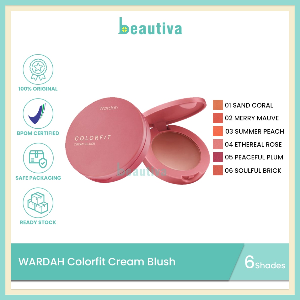 Wardah Colorfit Cream Blush | Shopee Malaysia