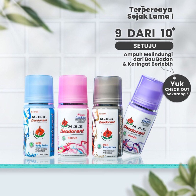 Mbk DEODORANT ROLL ON - ANTI PERSPIRANT - MBK DEO | Shopee Malaysia