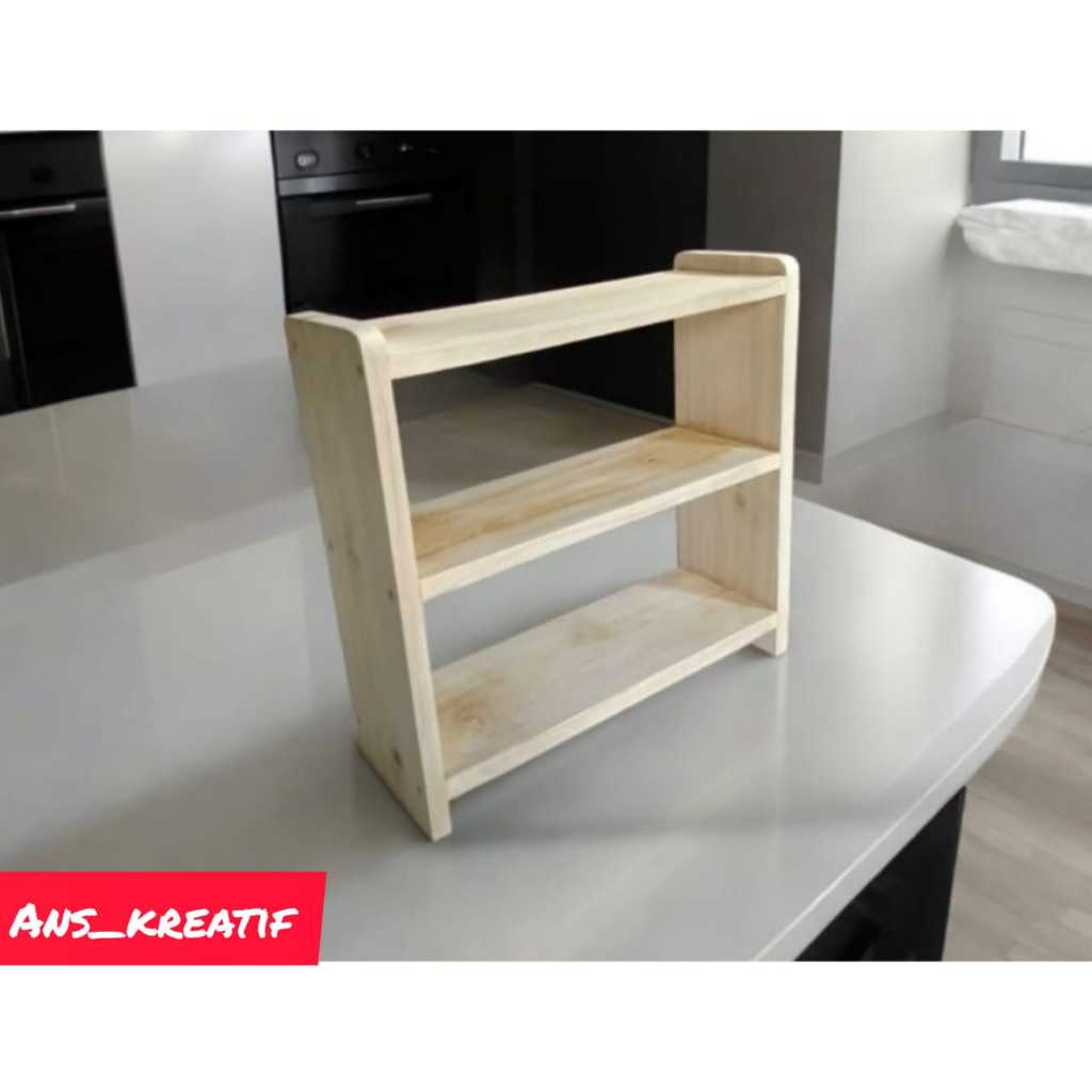 3-layer KITCHEN SPICE RACK/Aesthetic SPICE RACK | Shopee Malaysia