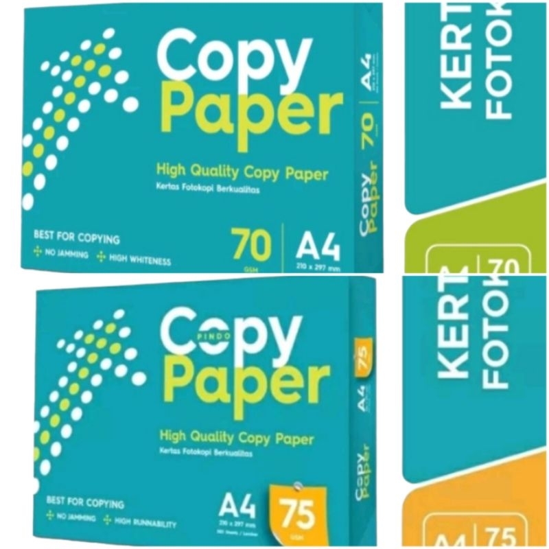 Hvs Paper Copy Paper A4 70& 75 GSM (100 Sheets) | Shopee Malaysia