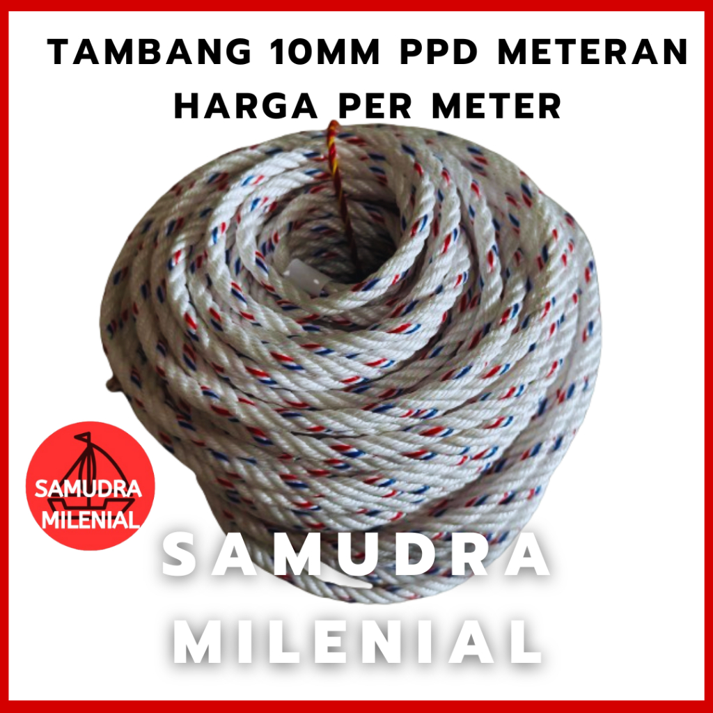 10MM MINE (RETAIL) 10MM ROPE / 10MM TAMPAR / 10MM PPD ROPE / CAR MINE ...