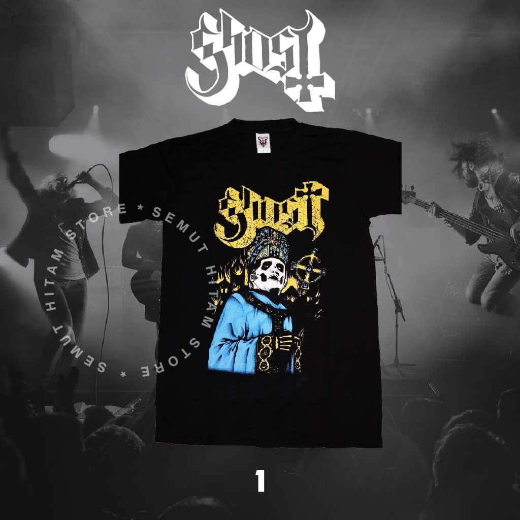GHOST PRISMA T-shirt Builtup Rock Metal Music Band Prapatan Rebel Puritan | Shopee Malaysia