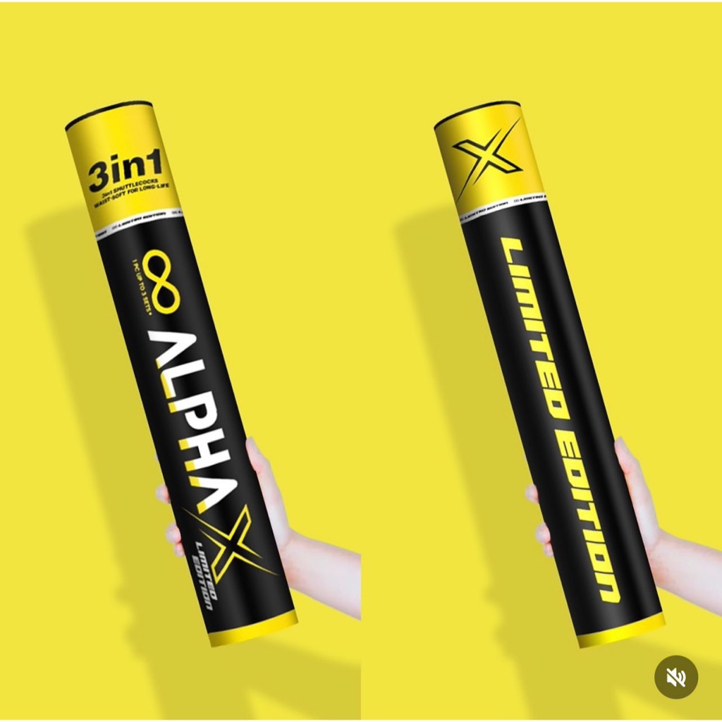ORIGINAL ALPHA X 3in1 Badminton Shuttlecock / Shuttlecock | Shopee Malaysia