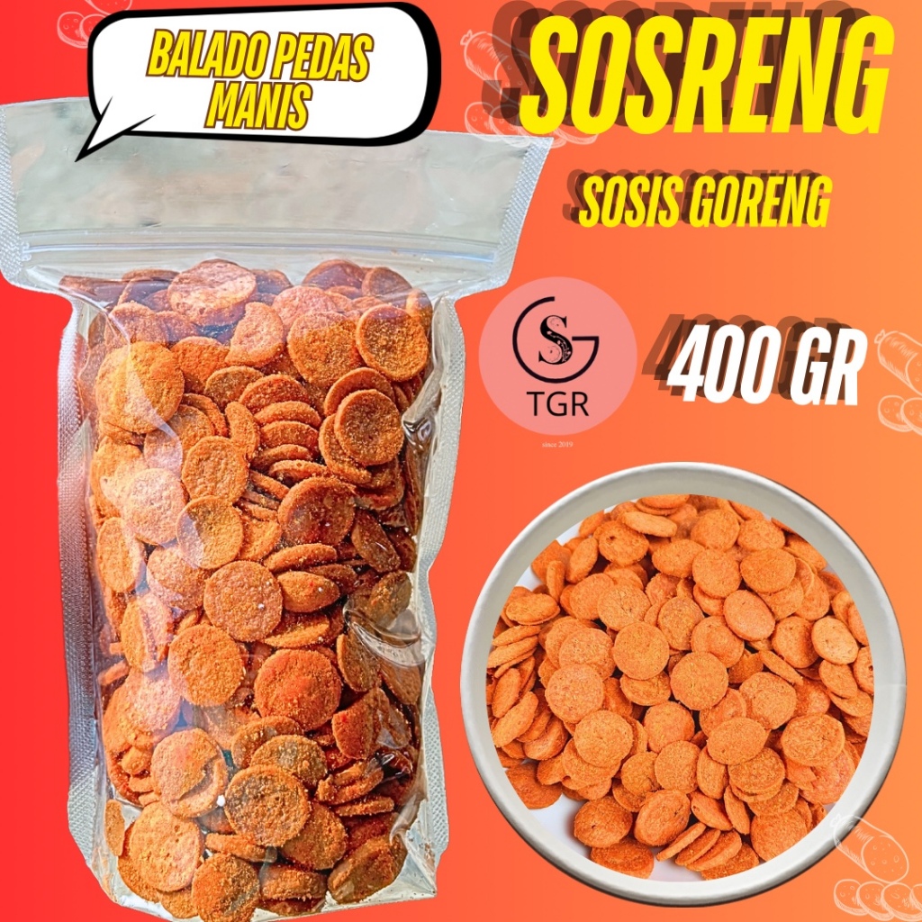 Sosreng Sweet Spicy BALADO Fried Sausage - 400GR | Shopee Malaysia