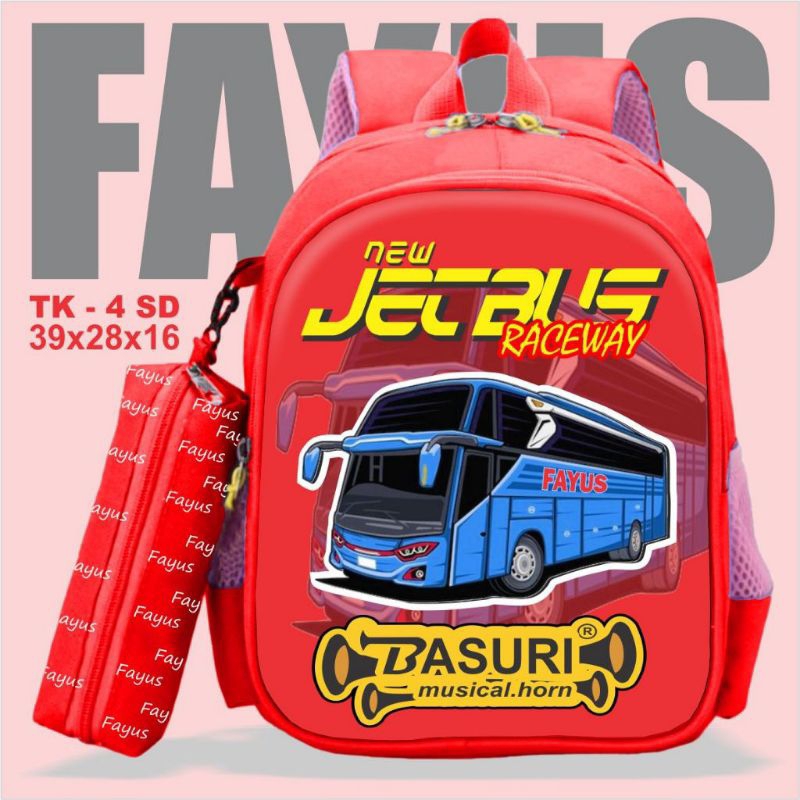 Boys' School Bags/Kindergarten/Primary School Backpacks BUS BASURI ...