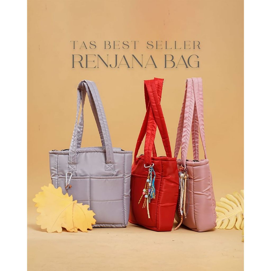 JANALOKA Renjana as Shoulder Puffy Bag Women's Bag Sling Bag Shoulder ...