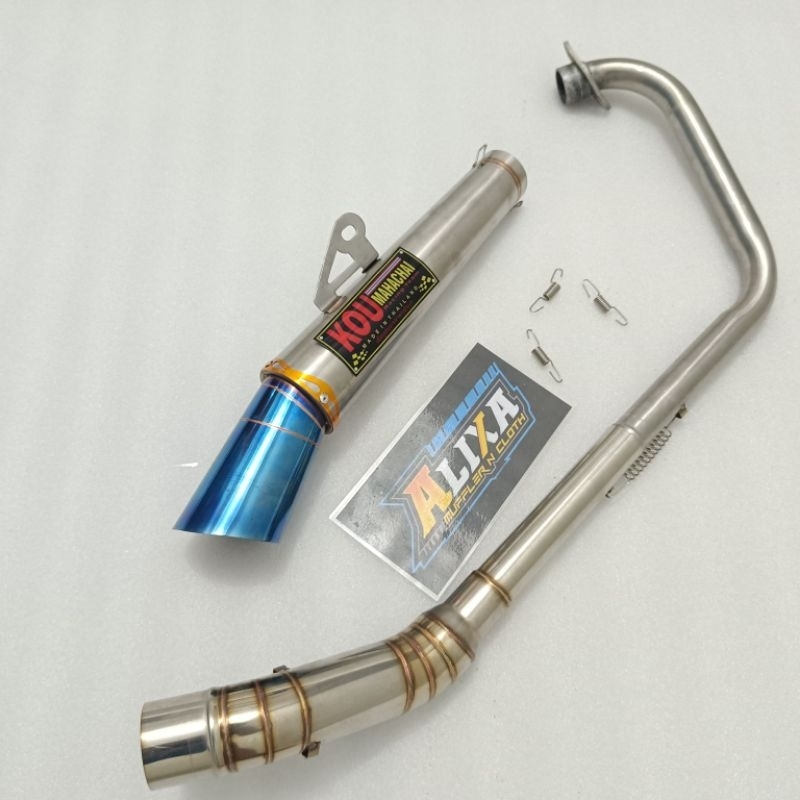 Kou Open pipe 51mm for wave 100 110 125 xrm rs 125 fury smash 100 110 ...