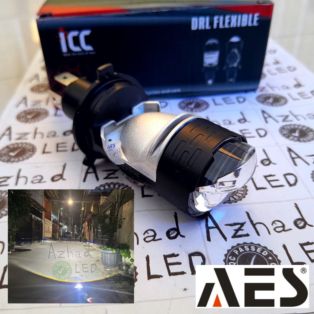 Led H4 BullAES ICC OCP 35 Watt Mini BiLED Laser Headlight Car ...