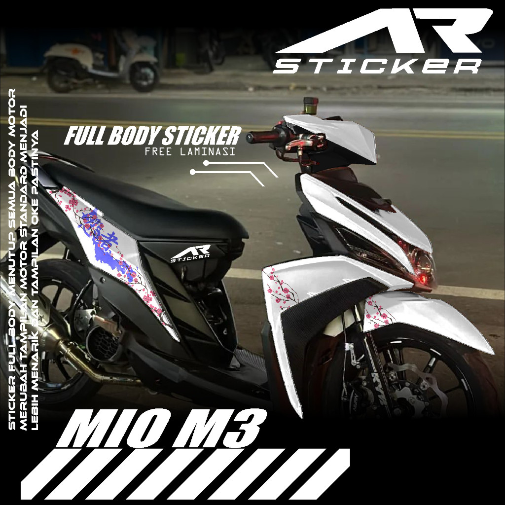 Latest Decal Sticker Yamaha Mio M3 125 Mio Z Full Body - Mio Sakura ...