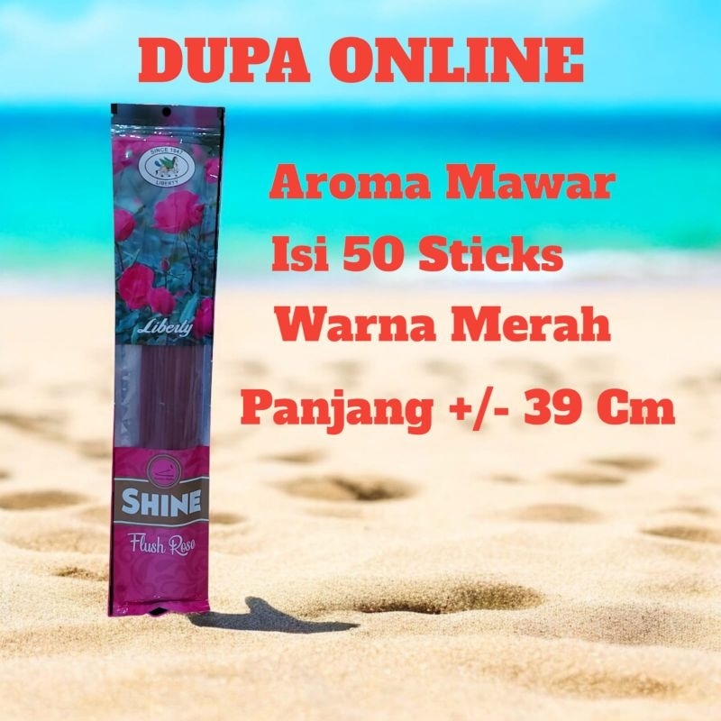 Hio Incense India Red Bathi Incense Long Liberty Viji SHINE FLUSH ROSE ...