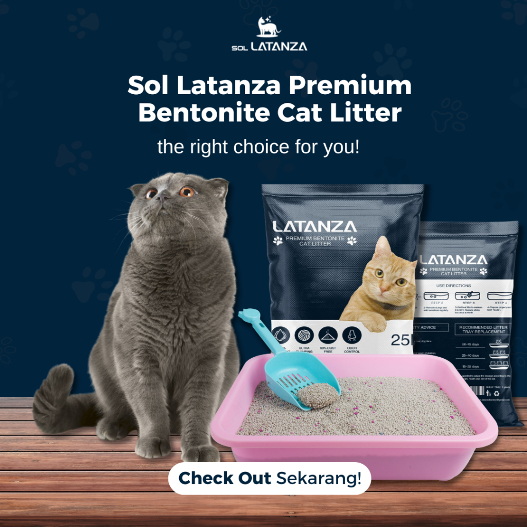Sollatanza - Premium Lumpy Cat Litter 25L Bentonite Cat Litter ...