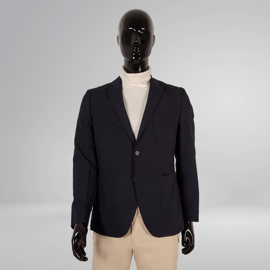 Jj ECO Unlined Suits For Men Navy Midnight Blue | Shopee Malaysia