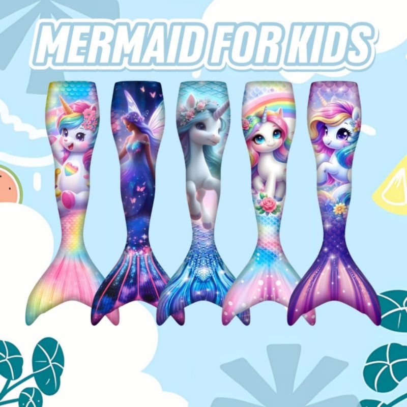 Girls Swimwear mermaid Costumes mermaid ria rices mermaid Swimwear Kids ...