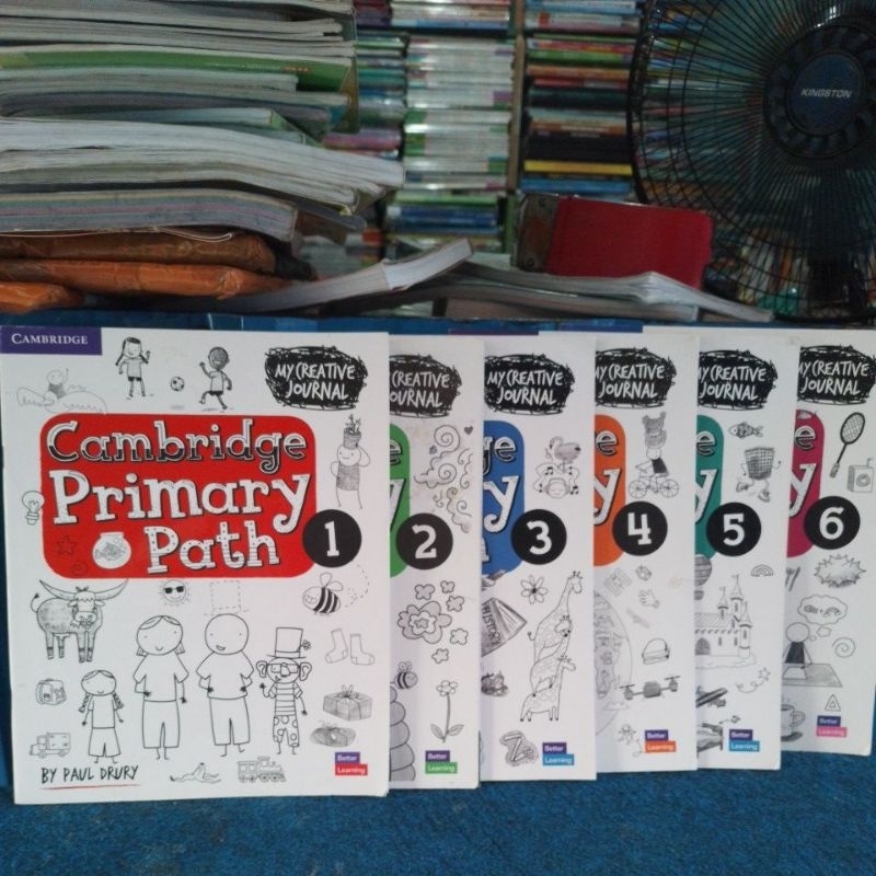 Cambridge PRIMARY PATH Book 1 2 3 4 5 6 MY CREATIVE JOURNAL | Shopee ...