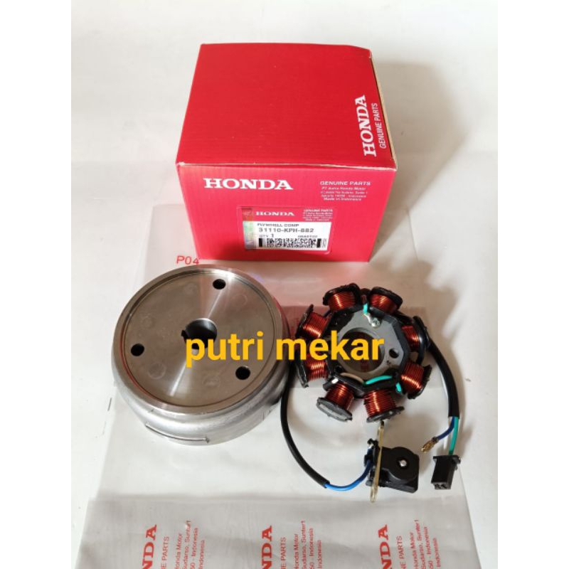 Magnet SEPUL ASSY 2 ITEMS ( KPH) HONDA ORIGINAL KARISMA+KIRANA+ SUPRA X ...