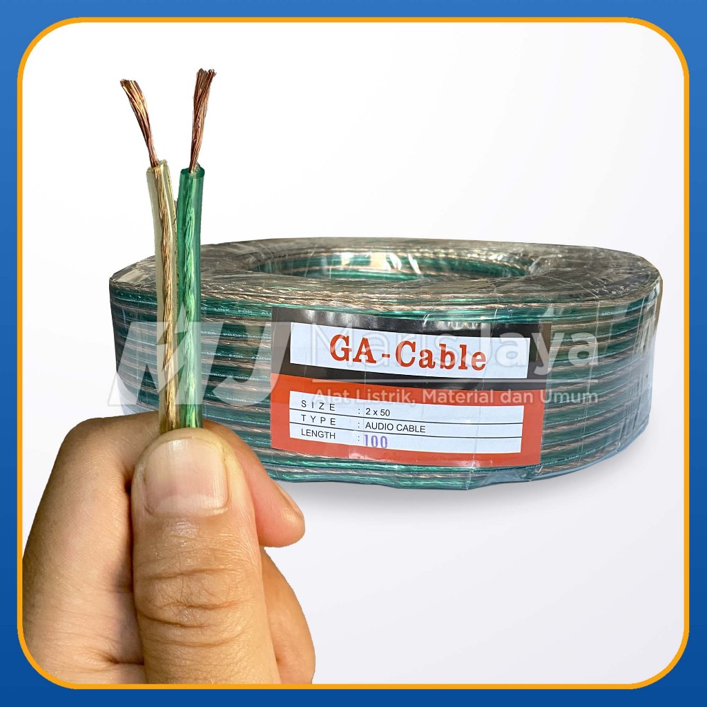 (PER METER) GA-CABLE 2x50 Transparent Stranded CABLE | Shopee Malaysia