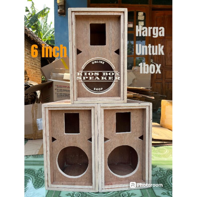 Speaker Box 6 inch line array single plus tweeter 12mm Thick Plywood ...