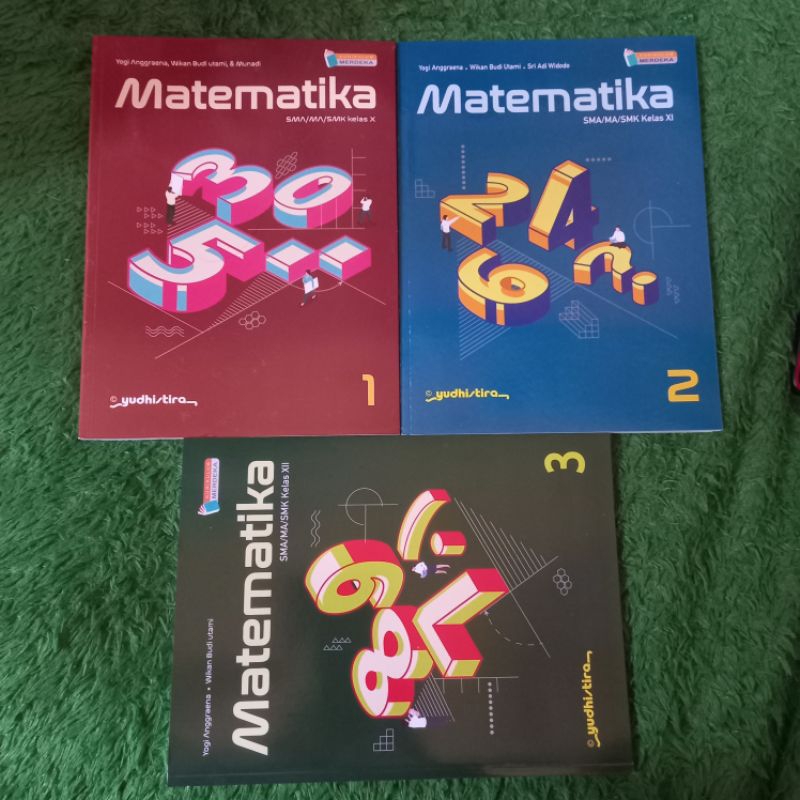 Original Mathematics Book Class 10 12 High School/MA/SMK MERDEKA ...